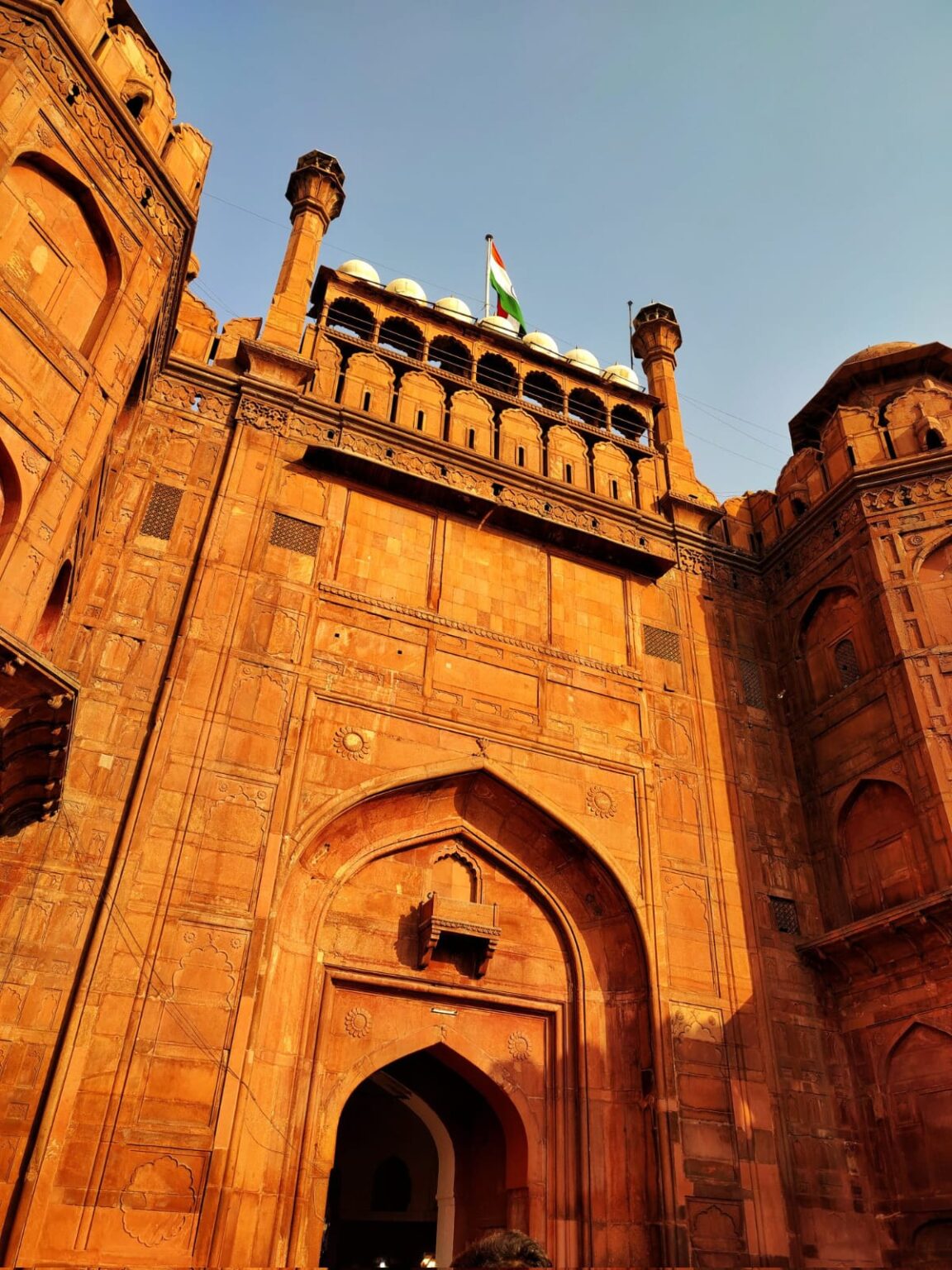 The Red Fort of Delhi: Indo-Islamic architectural marvel.